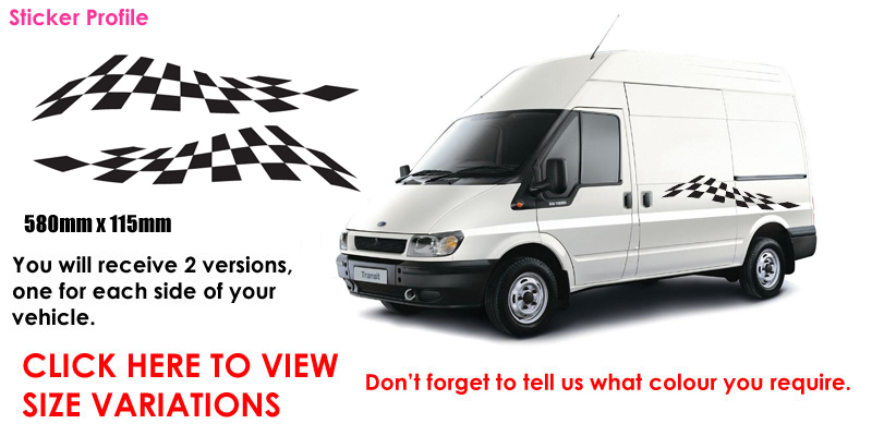 VAN GRAPHICS VINYL STICKERS CAR VAN DECALS SPRINTER E | eBay