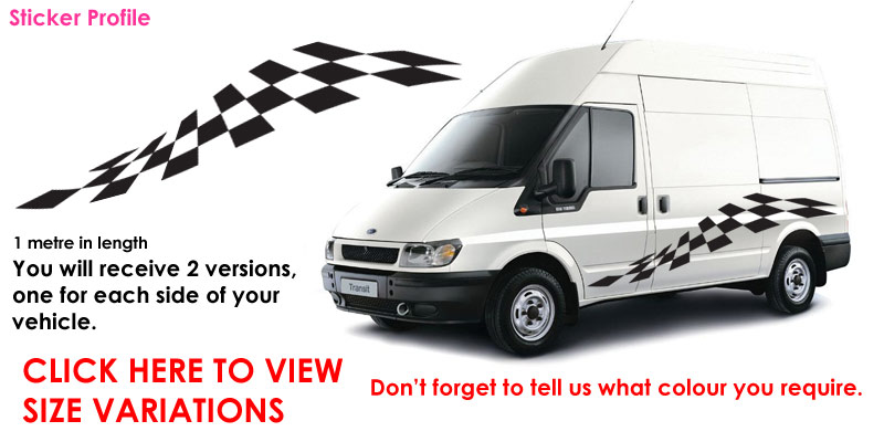 VAN GRAPHICS VINYL STICKERS CAR VAN DECALS SPRINTER | eBay